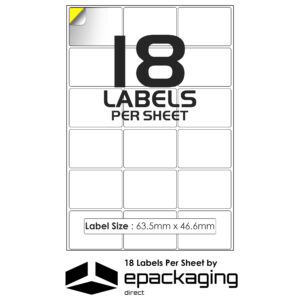 18 Labels Per Sheet - Free Avery & A4 Label Templates